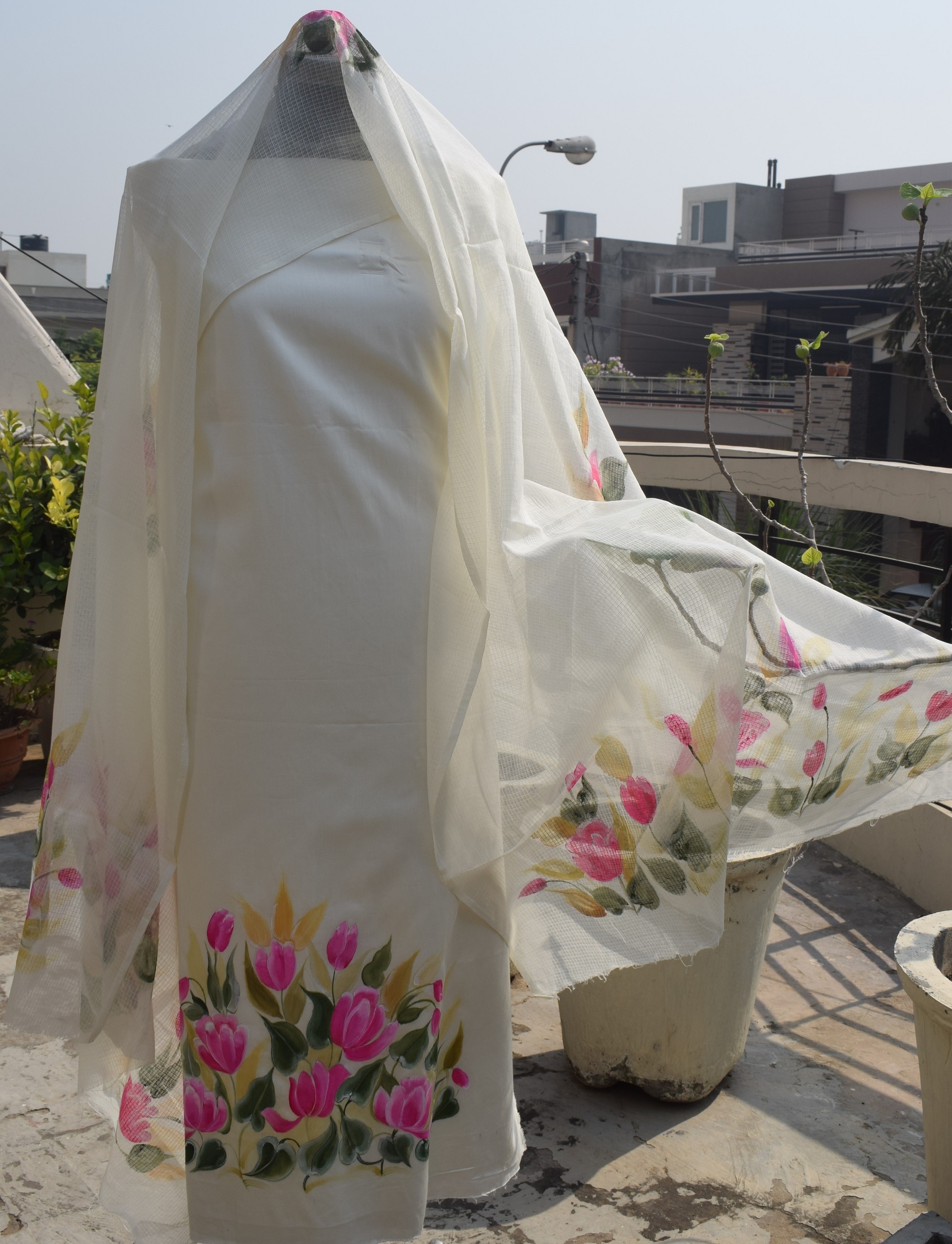 Flower Painting Designs For Suits | Best Flower Site
