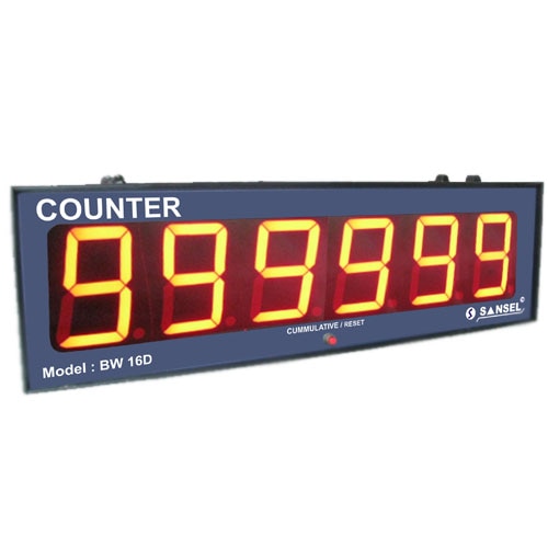 JUMBO DISPLAY COUNTER BW 16 D -Sansel Instruments And Controls, Chennai