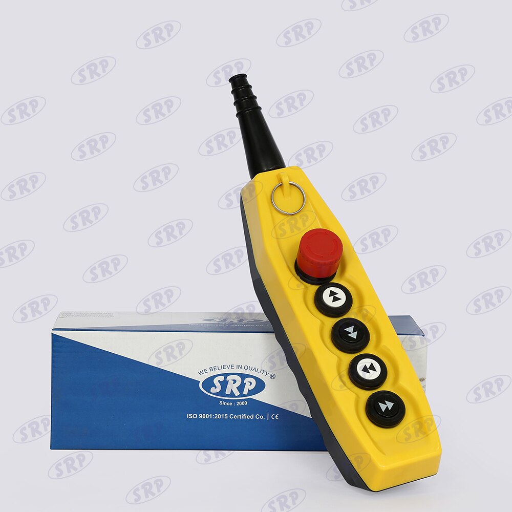 Double Speed 4 Button and 1 Emergency Pendant Station -SRP Crane ...