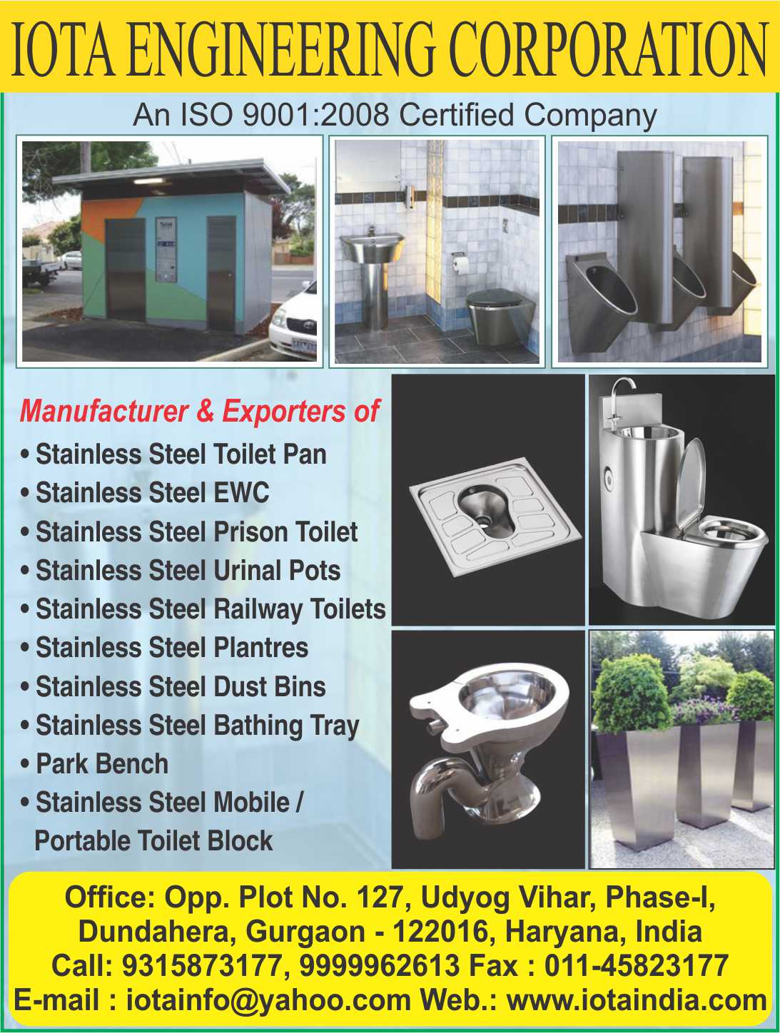 IOTA Engineering Corporation in Gurgaon