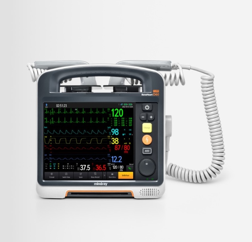 BeneHeart D60 Defibrillator/Monitor in Medical Equipment by Mindray ...