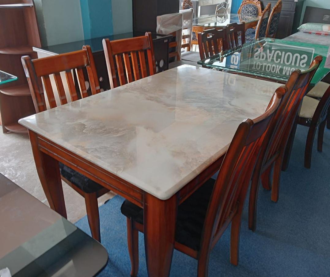 Dining table 4 seater with marble top store