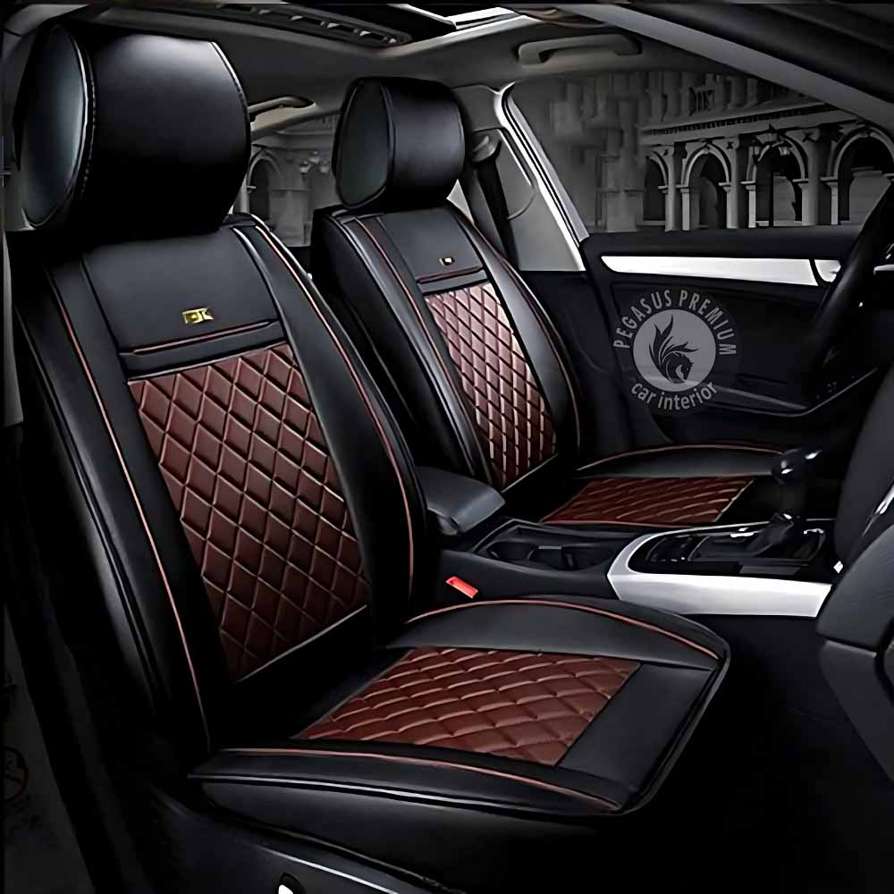 Toyota Innova Crysta Seat Cover in Black Brown Products at price INR 11999 in Delhi Pegasus Premium
