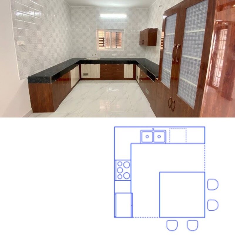 Elegant (10x14) Feet Modular Kitchen with Modern Design -SpacesX ...