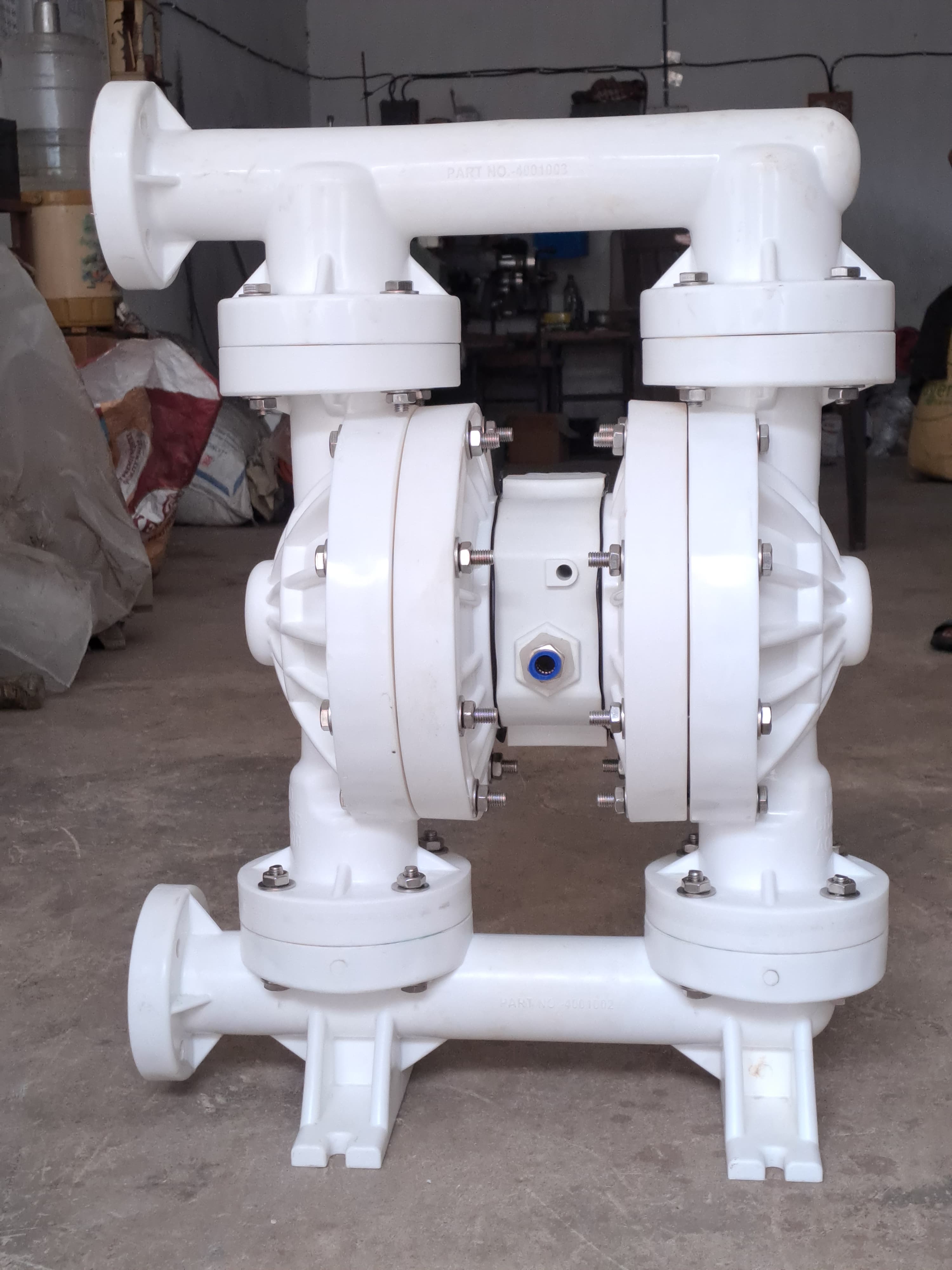 Polypropylene Air Operated Double Diaphragm Pump in Air Operated Double Diaphragm Pump by flow ...