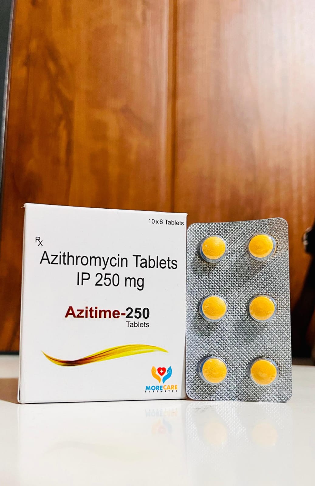Azithromycin 250MG in TABLET by AZTIME-250, | Morecare Pharmatec Pvt ...