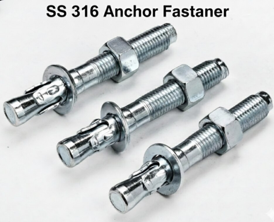 SS 316 M6 Anchor Fastener SS 316 M8 Anchor Fastener SS 316 M10 Anchor ...