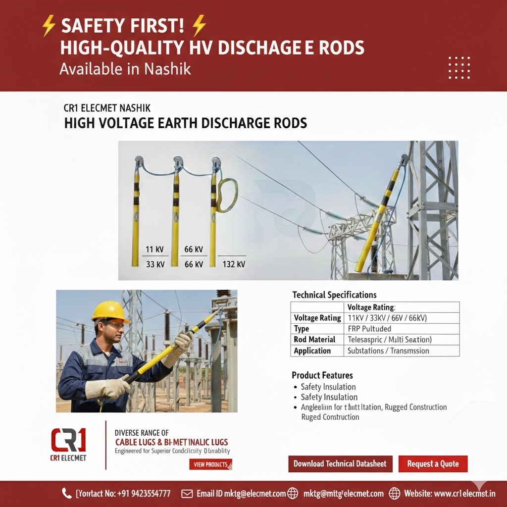 High Voltage (HV) Earth Discharge Rods – 11kV to 132kV in 📍 Now ...