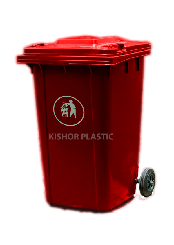 Plastic Wheel Dustbin 120 ltr -KP INDUSTRIES, Vadodara