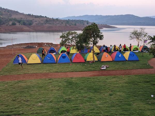 Tents from Panshet Camping And Resort in Pune, India